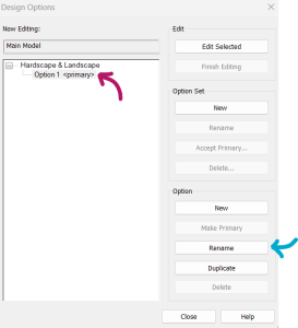 Revit: Design Options – Maria Pia Cruz