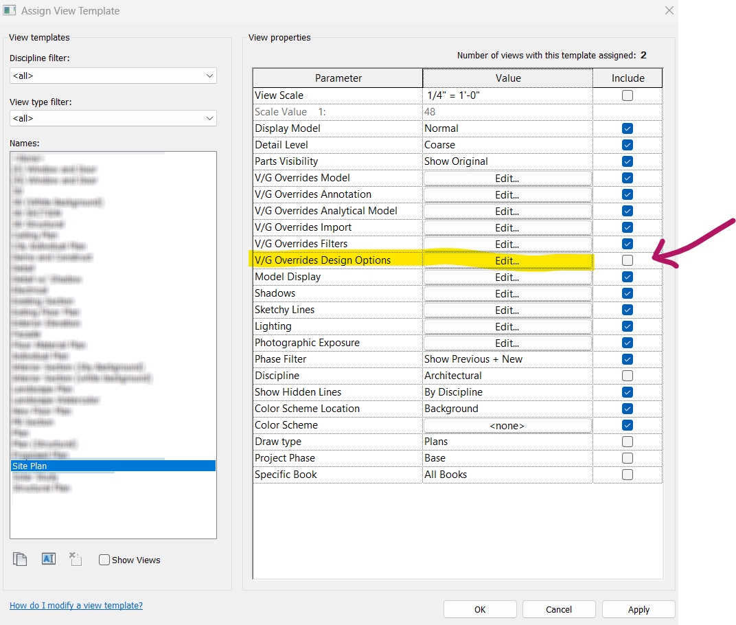 Revit: Design Options – Maria Pia Cruz